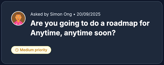 Anytime. - Ask Me Anything