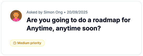 Anytime. - Ask Me Anything